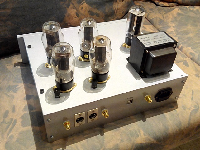 Space-Tech Lab. USB-DSD-DAC2 32bit 384Khz PCM+DSD tube DAC with tube ...